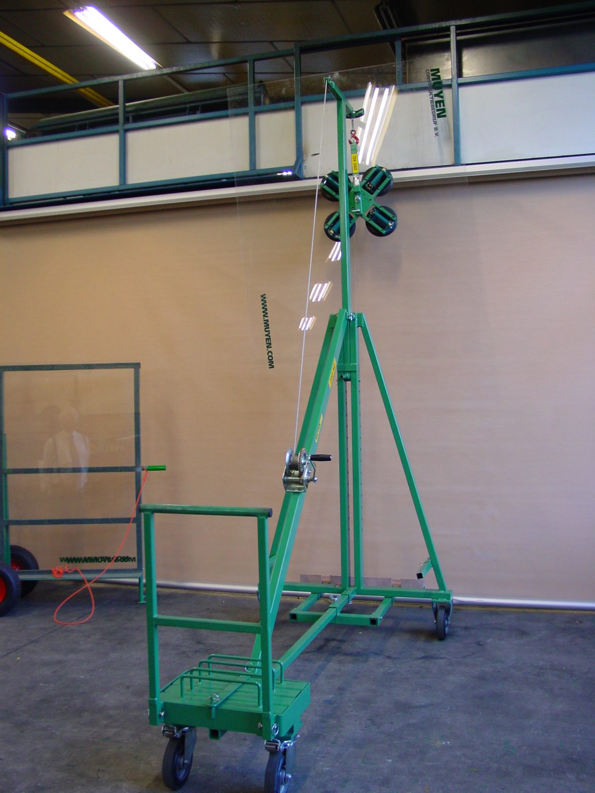 Lifter adjustable in Height up to 3.3 meter - GlassHandling