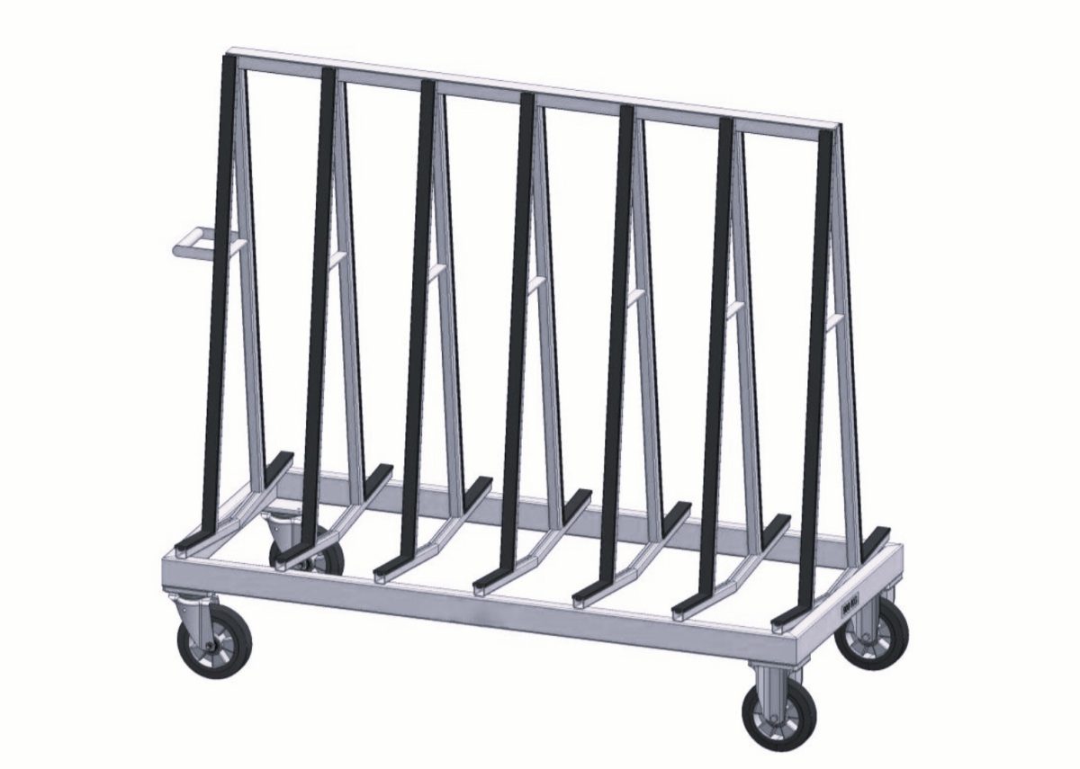 Glass Trolley 1800 mm - GlassHandling