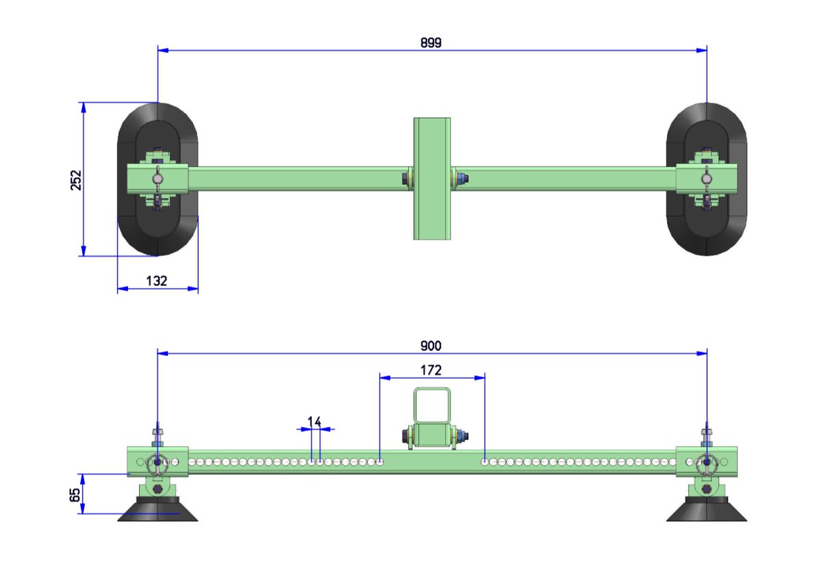 Roof tile lifter attachment, - GlassHandling